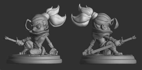 Yasuo Chibi 3d Model 3d Printable Cgtrader