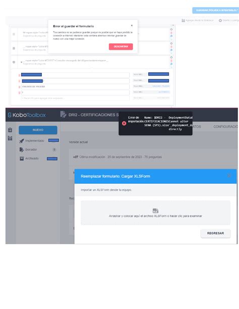 Kobo Does Not Allow Implementing Forms Form Building Kobotoolbox Community Forum
