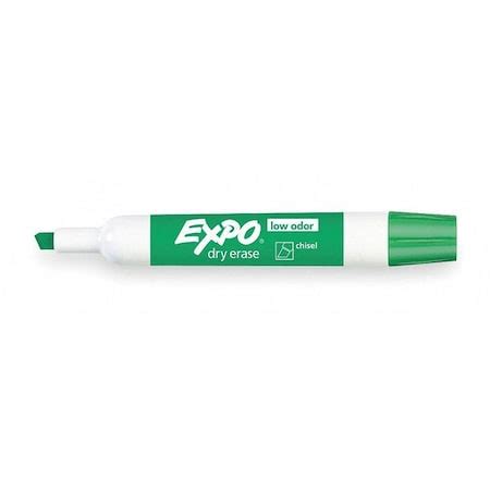 Expo Dry Erase Marker Chisel Tip Green PK Low Odor Zoro
