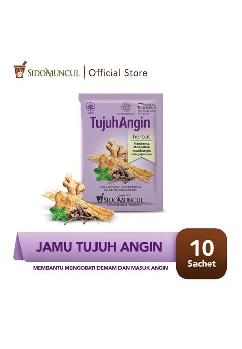 Jual Sido Muncul Sido Muncul Jamu Tujuh Angin S Herbal Demam Dan Masuk Angin Original