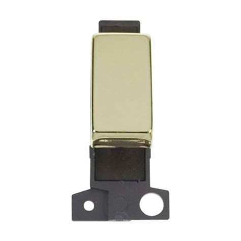 Click MD BR MiniGrid Polished Brass Ingot A Position Switch Module