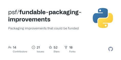 Issues · Psffundable Packaging Improvements · Github