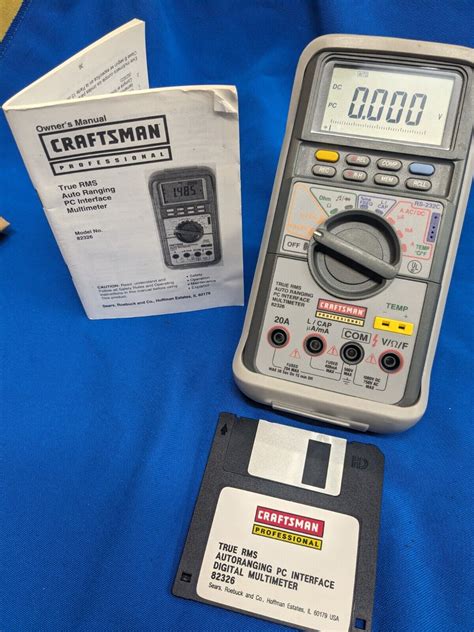 Craftsman Professional True Rms Pc Interface Autoranging Multimeter