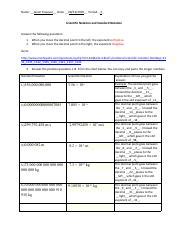 Understanding Scientific Notation Vs Standard Notation Course Hero