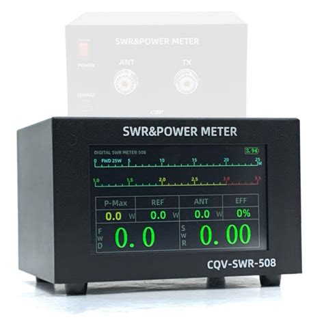 200w High Power Digital Swr Meter With 1 8 54mhz Frequency 4 3 Inch Ips Color Display Auto Shut