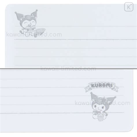 Japan Sanrio B5 26 Hole Loose Leaf Paper Kuromi Kawaii Limited