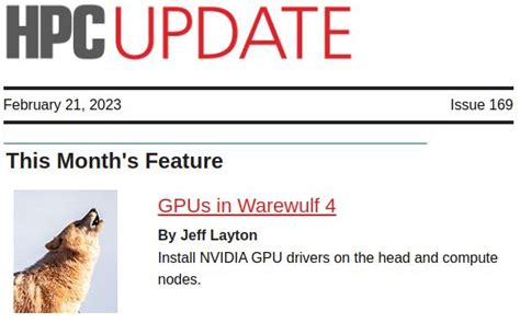 Admin Enterprise Hpc On Linkedin Hpc Gpus Warewulf4