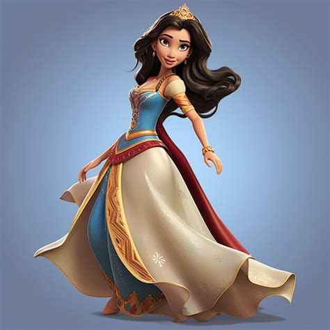 Premium Ai Image Disney Style Arabian Princess