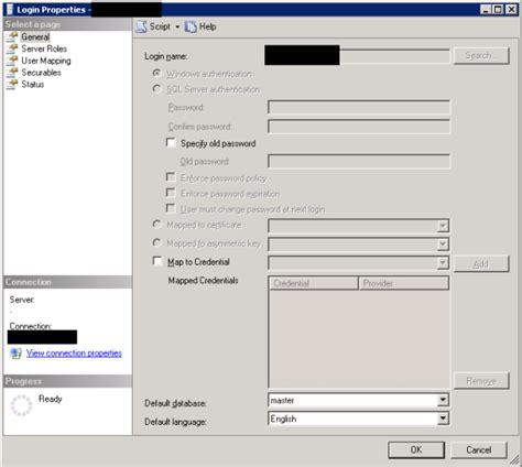 Server And Column Collation Conflicts In Properties Of A Login T Sqldk