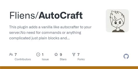 Github Fliens Autocraft This Plugin Adds A Vanilla Like Autocrafter To Your Server No Need