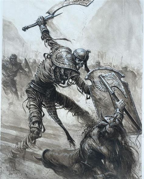 The Warhammer And Brutal Berserkers Stunning Illustrations By Karl