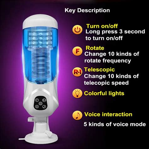 Voice Automatic Piston Telescopic Electric Sex Machine Vacuum Sucking