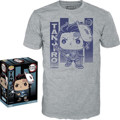 Demon Slayer Tanjiro Kamado Adult Boxed Funko Pop T Shirt