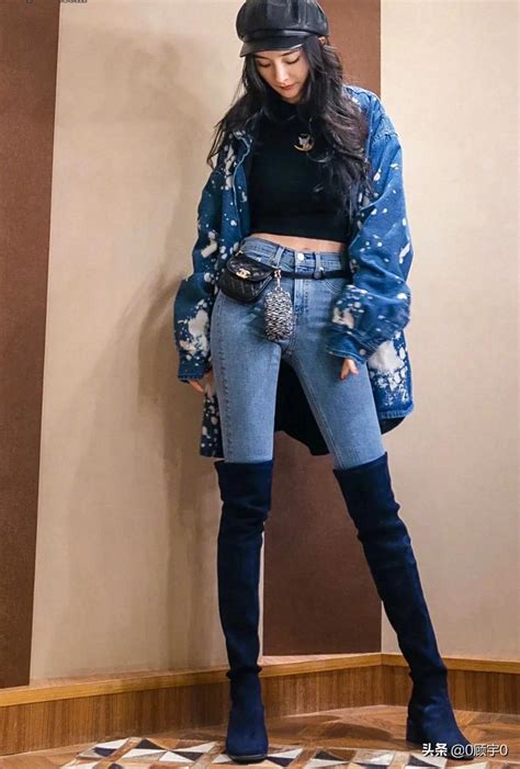 Beautiful Legs Yang Mi Skinny Jeans Boots Beautiful Legs Are More Beautiful The Beauty Reaches