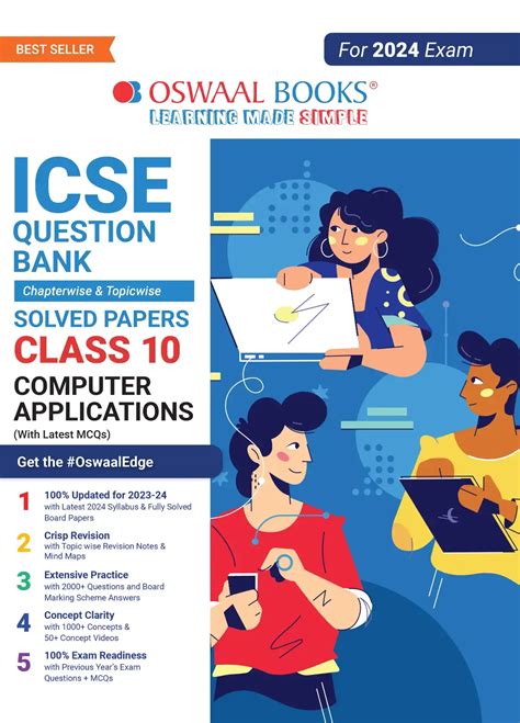 Oswaal Icse Question Bank Class 10 Computer Applications Book For 2023 24 Exam For 2024 Exam