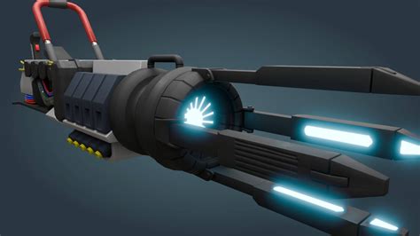 Sci Fi Weapon 3d Model By Sathak