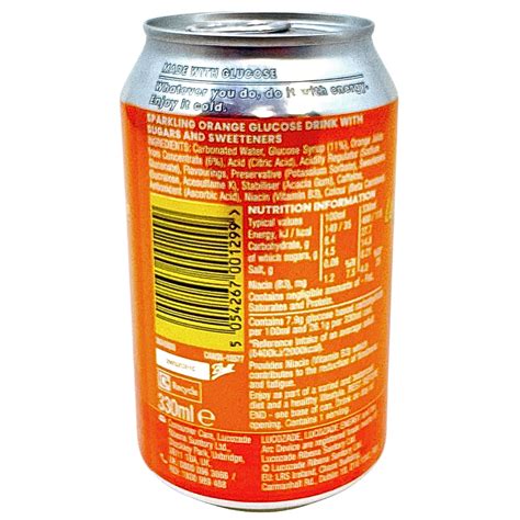 Lucozade Energy Orange Uk 330ml Candy Funhouse Us
