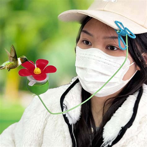 Superfuu Solar Powered Bird Feeder With Lights Outdoor Hanging Bird Feeder Night Outdoor