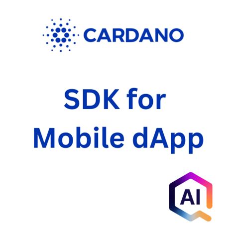 Cardano SDK For Mobile DApp Development