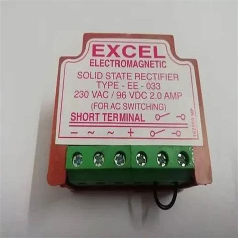 2 Amp Solid State Rectifier Full Wave At ₹ 250piece In Udaipur Id