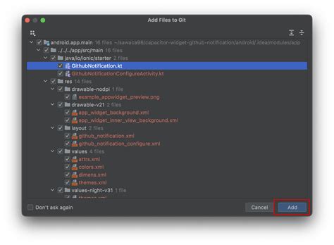 github sawaca96 capacitor widget github notification