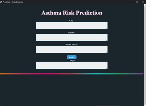 Github Faris11zasthma Risk Prediction Using Decision Tree