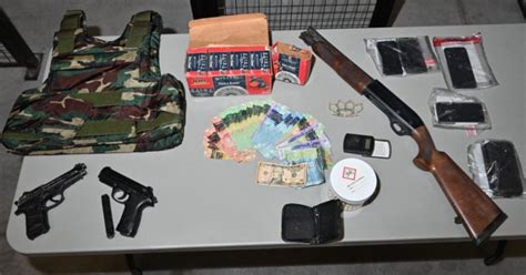 Sawed Shotgun Drugs Seized From Cambridge Home Business