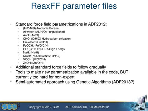 Ppt Fast Approximate Methods For Global Chemical Insight Dftb Cosmo Rs Reaxff Powerpoint