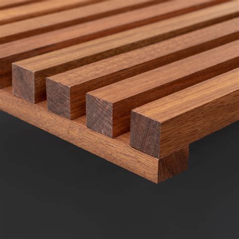 Angelique Square Slat Exterior Open Panel TerraMai