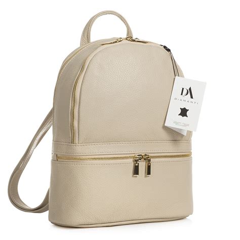 Rucsac Dama Din Piele Naturala Diamanti Emagro