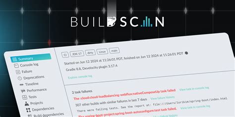 Run A Free Build Scan For Gradle Apache Maven And Sbt Builds Gradle