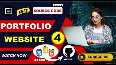 Personal Portfolio Template Using Html Css And Js Free Source Code Link
