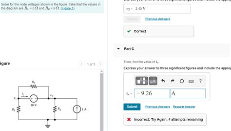 Solved Solve For The Node Voltages Shown In The Figure Take Chegg