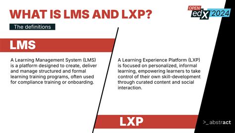 the open edx® platform as lms and lxp