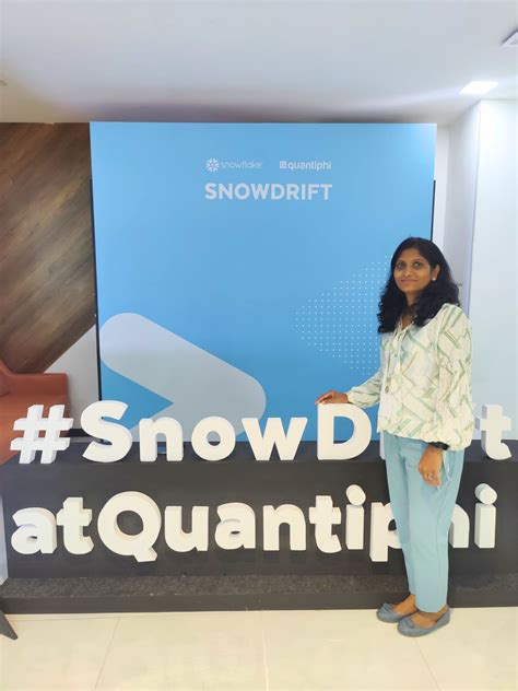 Parvathi K Pmp® On Linkedin Snowdrift Quantiphi