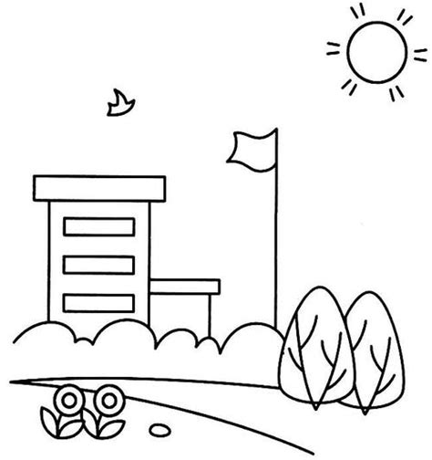 小学简笔画图片大全 苗苗知道