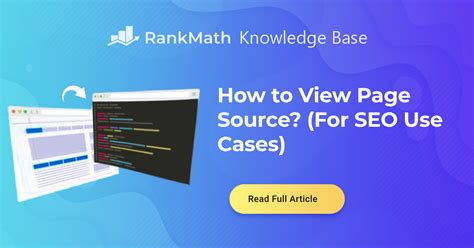 how to view page source for seo use cases rank math