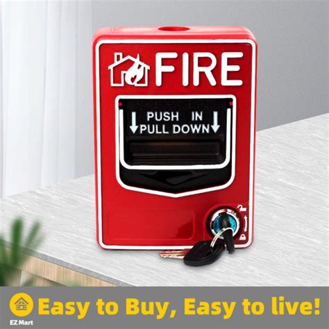 Fast Shipping Wires Conventional Fire Alarm Manual Call Point Push In Pull Down Station Fire