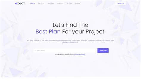 Xolcy Angular Responsive Landing Page