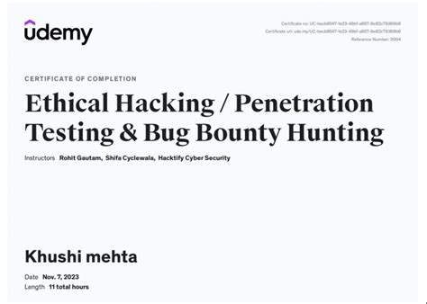 Khushi Mehta On Linkedin Ethicalhacking Cybersecurity