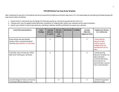CYB Module Two Case Study Template CYB Module Two Case Study Template After Reviewing