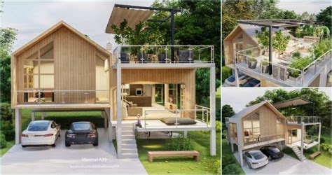 แบบบ้านชั้นครึ่งทรงไทยประยุกต์ ให้กลิ่นอายมินิมอล พร้อมกับสวนดาดฟ้าเปิดโล่ง Naibann ในบ้าน