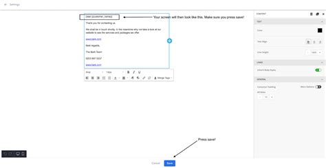 Personalizing Your One Click Response Help Center