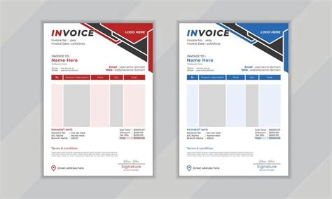 Invoice Header Vector Art Icons And Graphics For Free Download