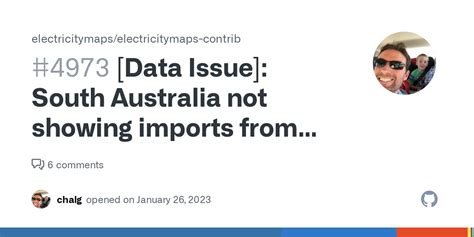 Data Issue South Australia Not Showing Imports From Victoria · Issue