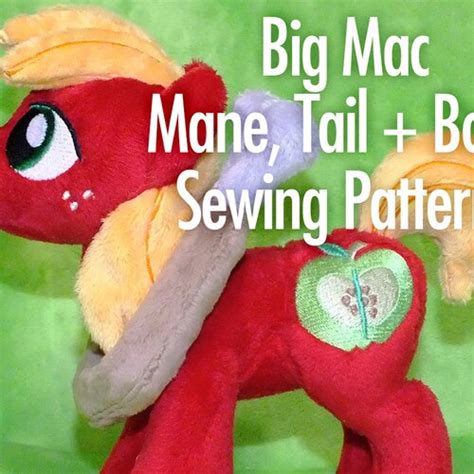 Fluttershy Mane Tail Sewing Pattern Etsy