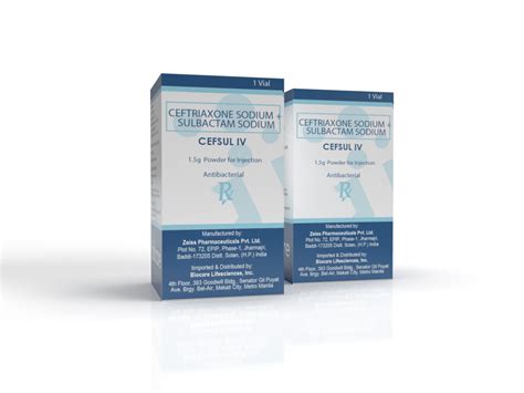 Cefsul Iv Biocare Lifesciences Inc