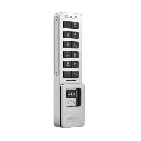 Electronic Lock Nextlock Sola3© Code Or Key Managed Digilock Combination For Furniture