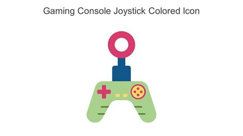 Gaming Console Joystick Colored Icon In Powerpoint Pptx Png And Editable Eps Format Ppt Example