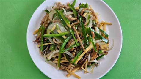 중식조리기능사실기 고추잡채25분 Youtube